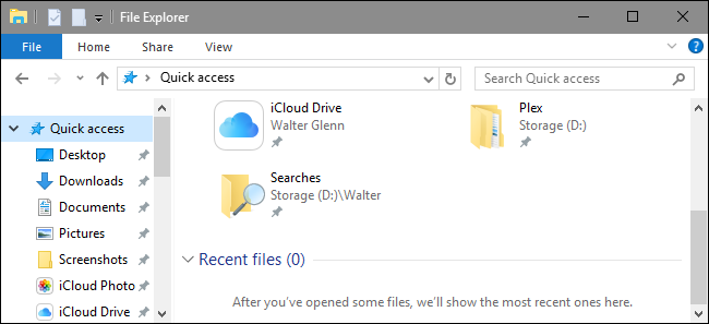 How to Clear Your File Explorer "Recent Files" History in Windows 10