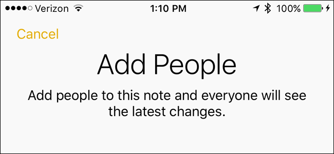 How to Collaborate on Notes in iOS 10