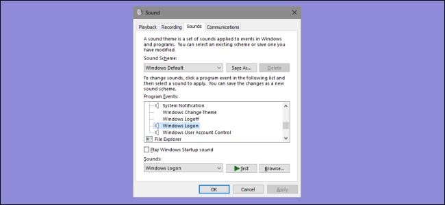 How to Change the Windows 10 Logoff, Logon, and Shutdown Sounds in ...