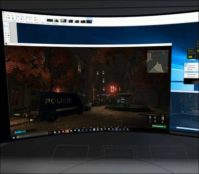 How to Play Any Game in VR With SteamVR's Desktop Theater Mode