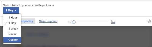 How to Set a Temporary Facebook Profile Picture or Frame