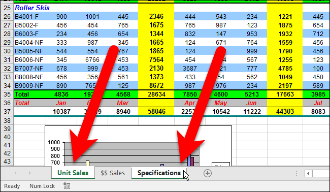 How to Change the Color of the Worksheet Tabs in Excel