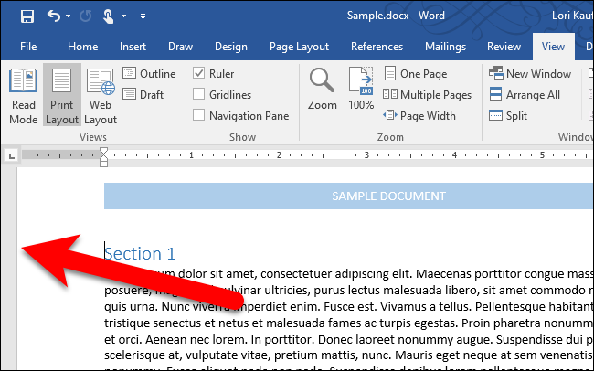 How to Show and Hide the Rulers in Microsoft Word