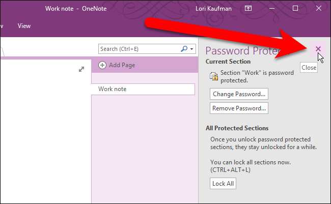 How to Password Protect OneNote Notebooks and Sections