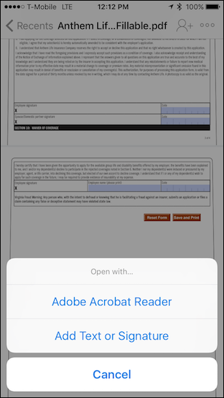 How to Sign PDFs from Dropbox on iOS