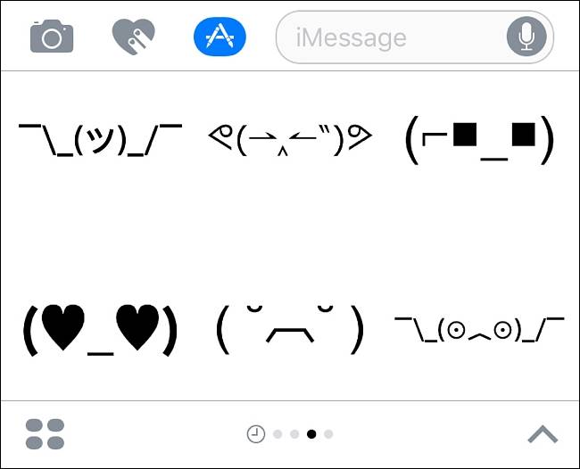 emoji faces text iphone