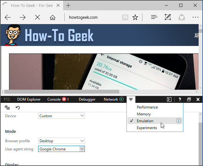 How to Change Your Browser's User Agent Without Installing Any Extensions