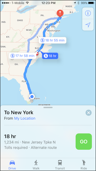 How to Incorporate Food and Gas Stops into Routes on Apple Maps