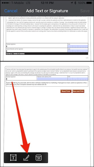 How to Sign PDFs from Dropbox on iOS