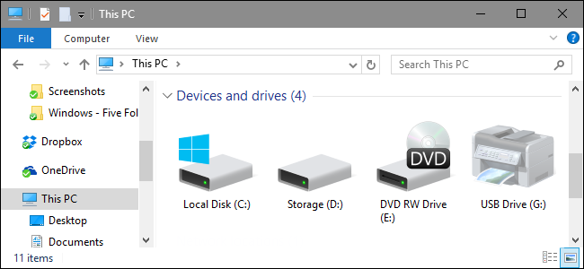 How to Force Windows to Show All Your Drives in File Explorer