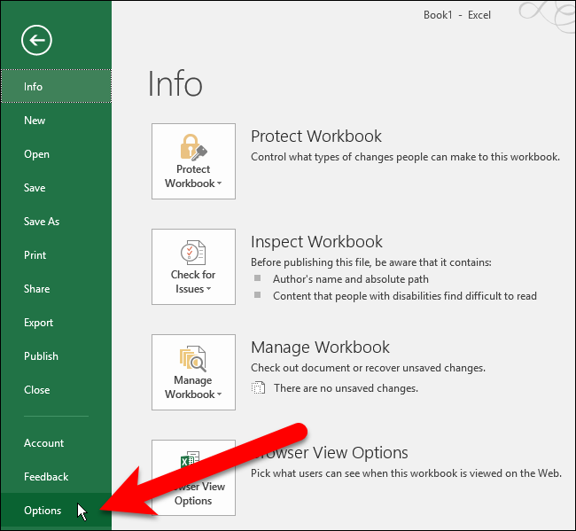 How to Disable the Fill Handle in Excel