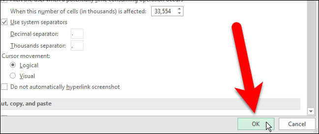 How to Disable the Fill Handle in Excel