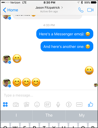 How to Replace the Emoji in Facebook Messenger with the iOS System Emoji