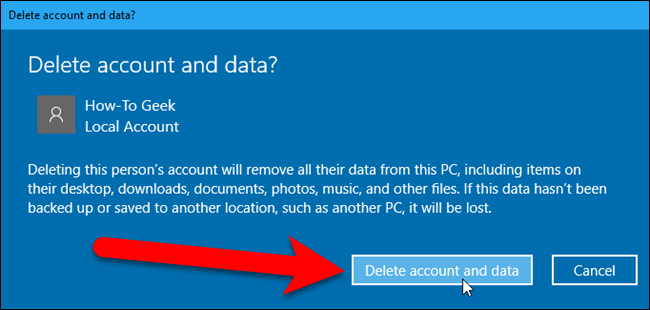 How to Delete a User Account in Windows 7, 8, or 10