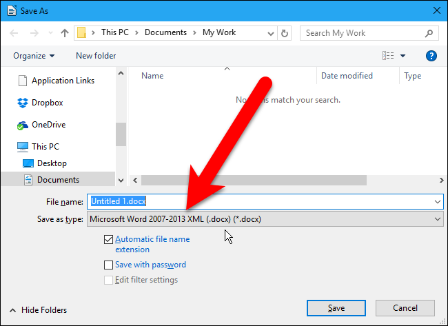 How to Change the Default File Format in LibreOffice