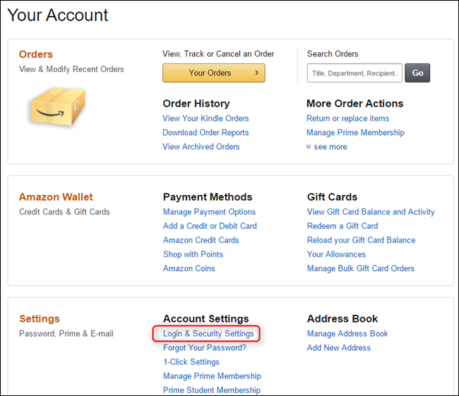 How to Secure Your Amazon Account