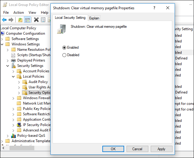 How to Make Windows Clear Your Page File at Shutdown (and When You Should)
