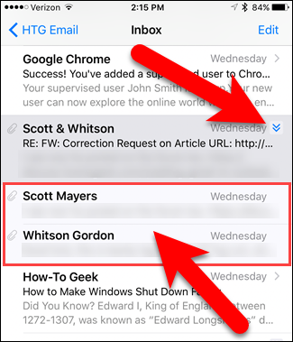 How to Disable the Threaded View in the iOS 10 Mail App