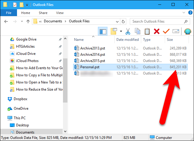 How to Reduce the Size of Your Outlook Data File