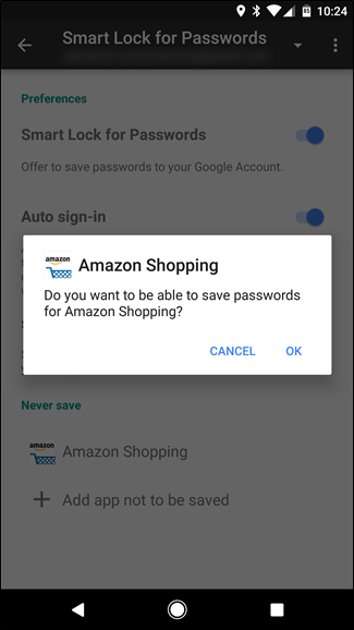How to Block Certain Android Apps from Syncing Passwords with Smart Lock
