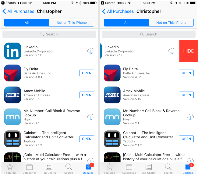 How to Hide Apps You've Purchased on Apple's App Store and Google Play