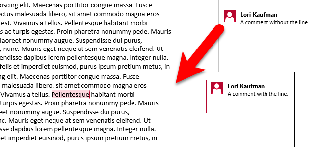 How to Always Show Comment Lines in Microsoft Word