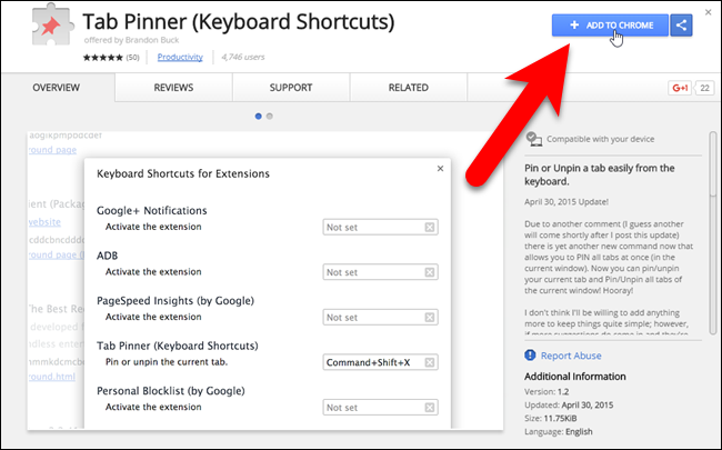 How to Pin and Unpin Tabs in Chrome and Firefox with a Keyboard Shortcut