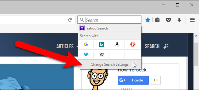 How to Change the Firefox's Default Search Engine Back to Google