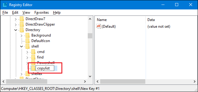 How to Copy a Folder's File List with a Right-Click