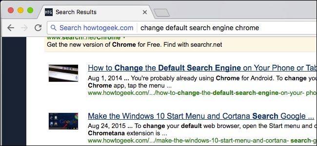 How to Change Chrome's Default Search Engine