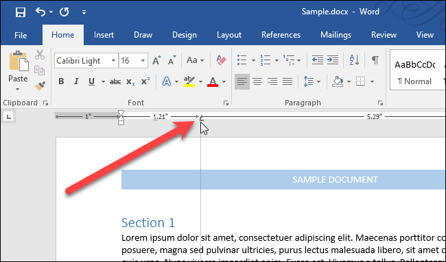 How to Get Detailed Measurements When Setting Indents and Tabs on the ...