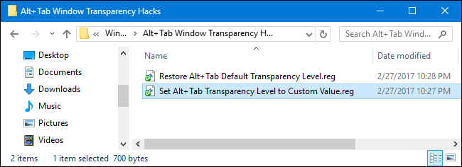 How to Make Windows 10's Alt+Tab App Switcher More Transparent