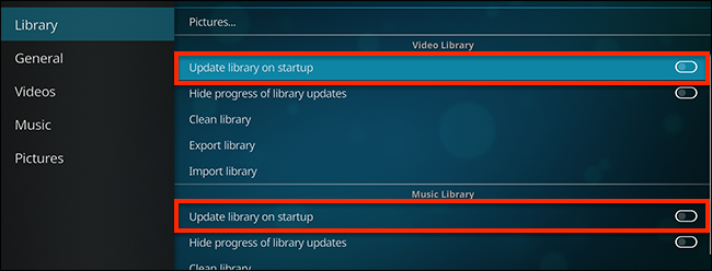 How to Set Your Kodi Library to Automatically Update