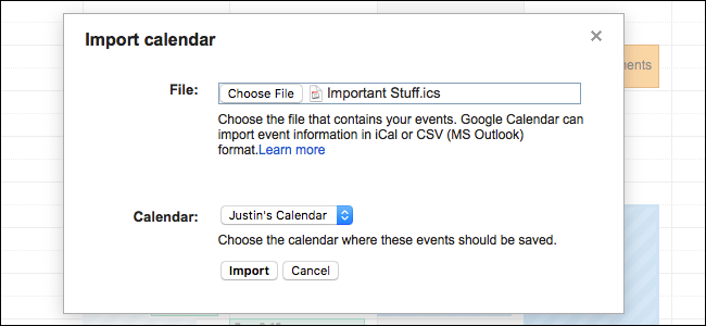 How to Import an iCal or .ICS File to Google Calendar