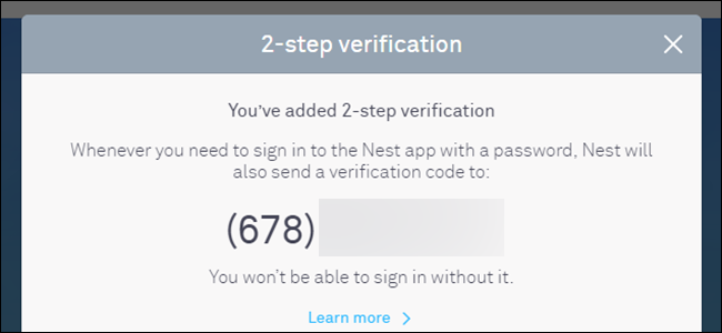 How to Enable Two-Factor Authentication On Your Nest Account