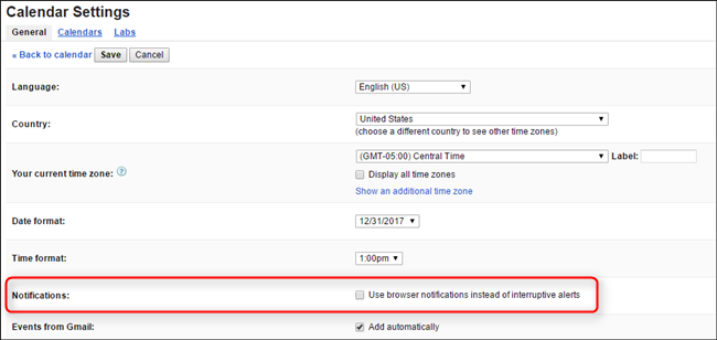 How to Enable Desktop Notifications for Google Calendar in Chrome
