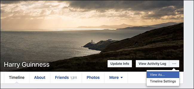How to View Your Facebook Page as Someone Else
