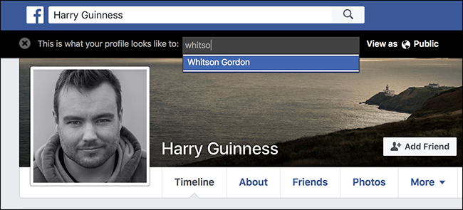How to View Your Facebook Page as Someone Else
