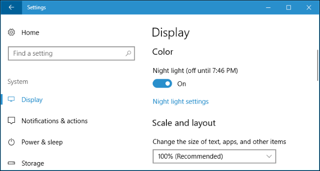 How to Enable Night Light on Windows 10