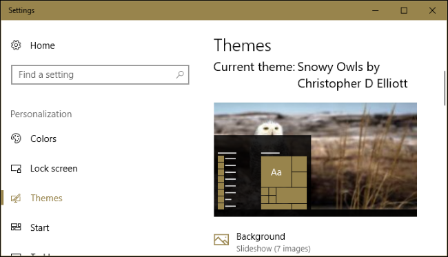 How to Install Desktop Themes on Windows 10