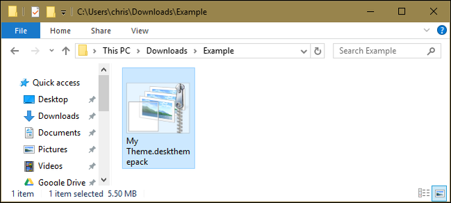 How to Install Desktop Themes on Windows 10