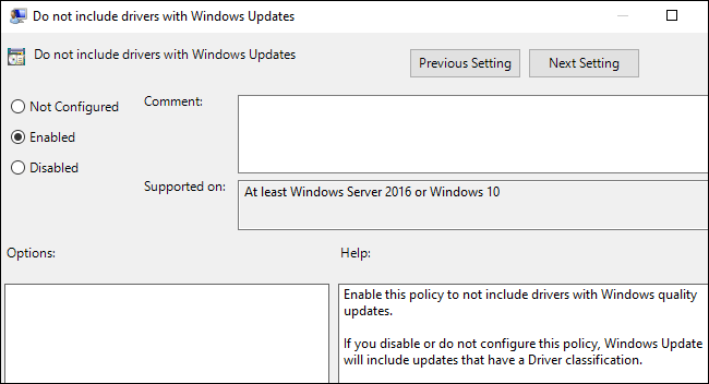 How to Stop Windows 10 From Automatically Updating Hardware Drivers