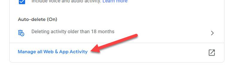 How to Clear Google Search History
