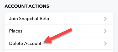 How to Delete a Snapchat Account