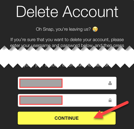 How to Delete a Snapchat Account