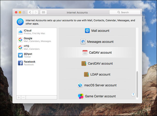 How to Add Google, Exchange, Facebook, and Other Accounts to macOS