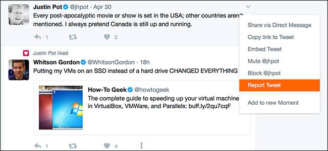How to Report a Tweet on Twitter