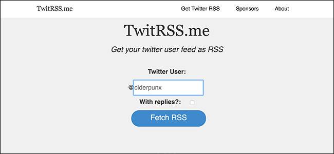How to Follow a Twitter Feed in Your RSS Reader