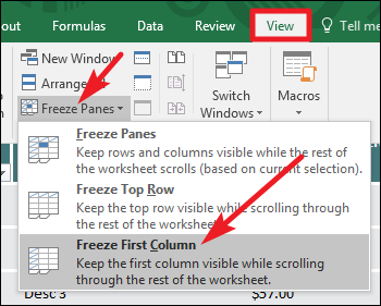 How to Freeze and Unfreeze Rows and Columns in Excel
