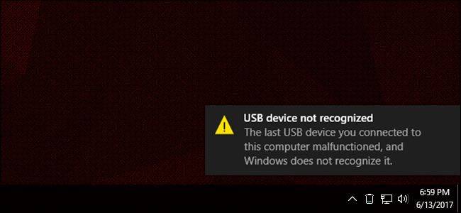 How to Diagnose the "USB Device Not Recognized" Error in Windows